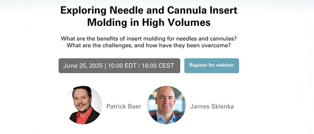 Weidmann Medical Webinar: Exploring needle and cannula insert molding ...
